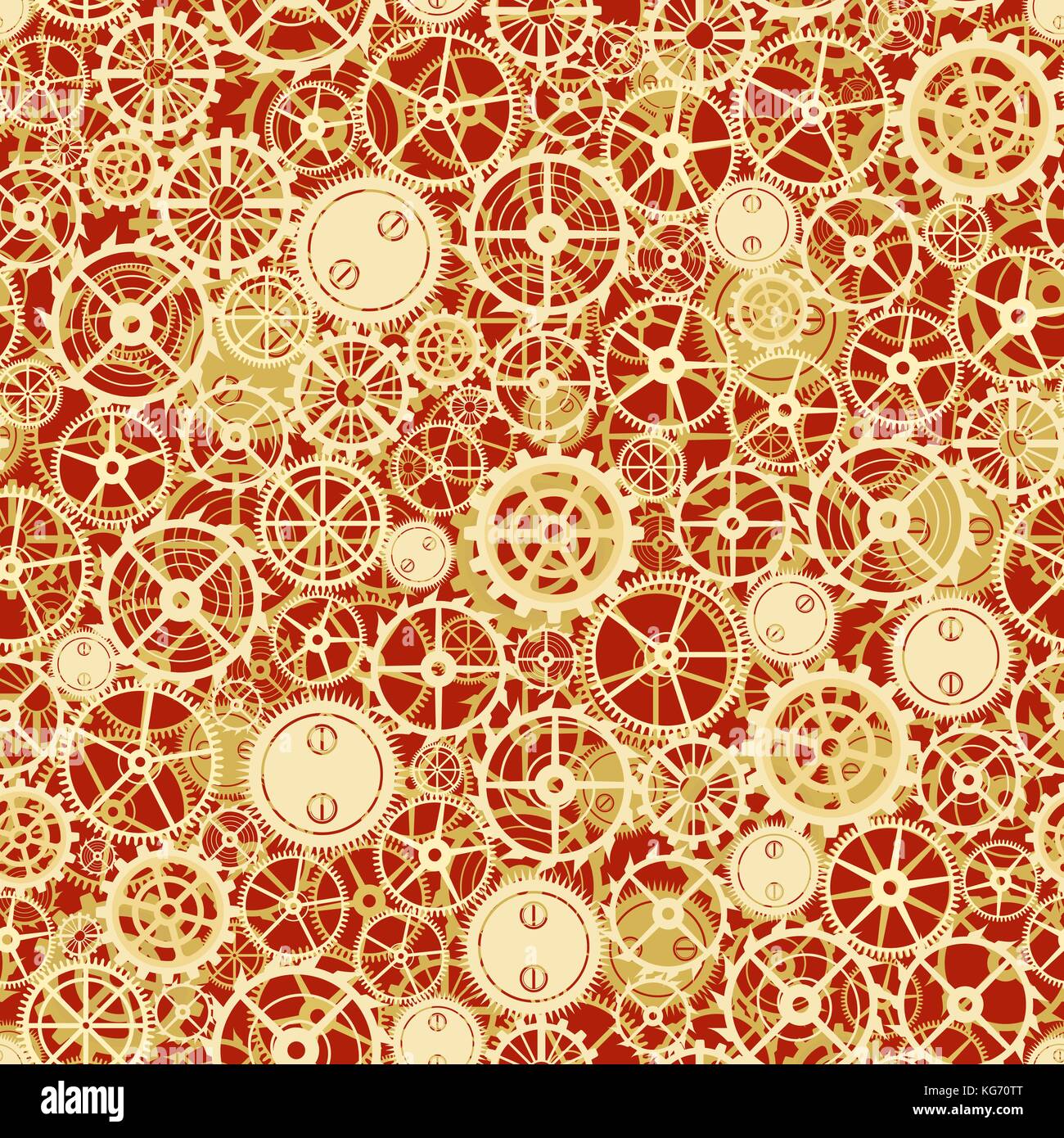 Seamless rusty cogwheel pattern. Factory background. Vector ...