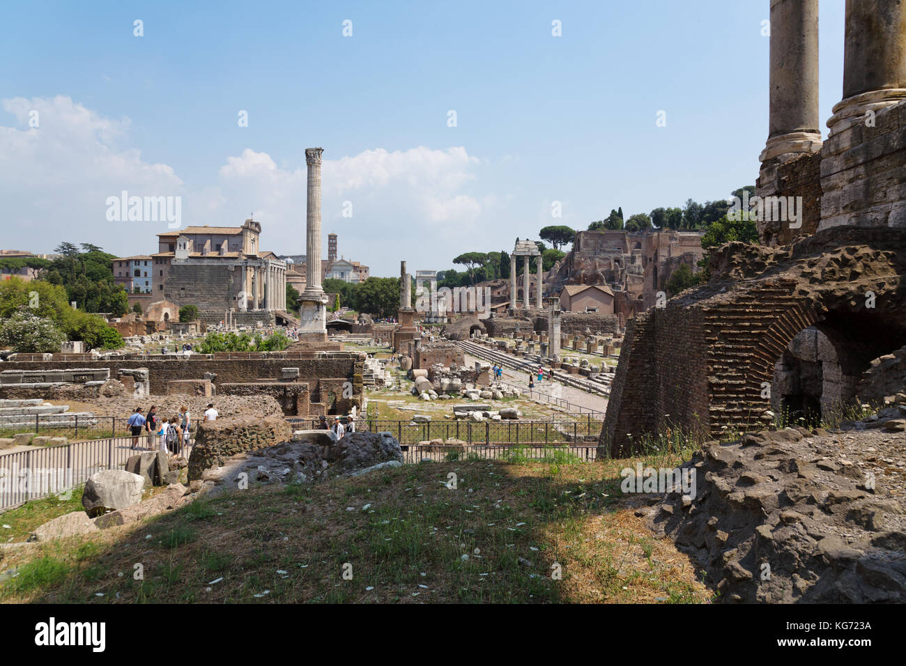 Roman Forum (Latin: Forum Romanum, Italian: Foro Romano), Rome, Italy ...