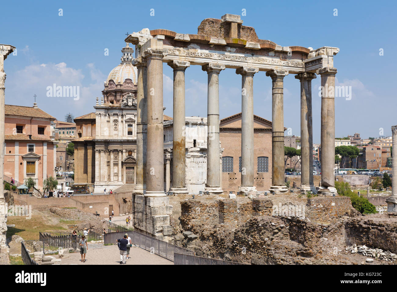 Roman Forum (Latin: Forum Romanum, Italian: Foro Romano), Rome, Italy ...