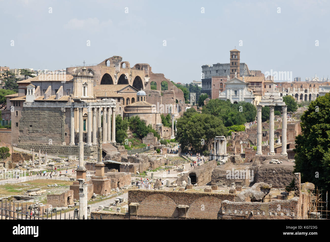 Roman Forum (Latin: Forum Romanum, Italian: Foro Romano), Rome, Italy ...