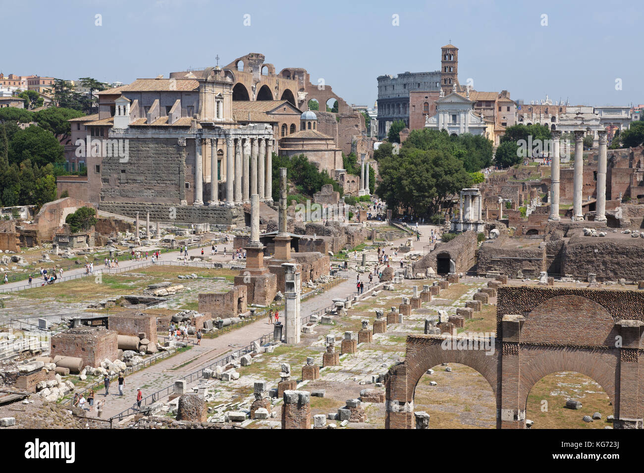Roman Forum (Latin: Forum Romanum, Italian: Foro Romano), Rome, Italy ...