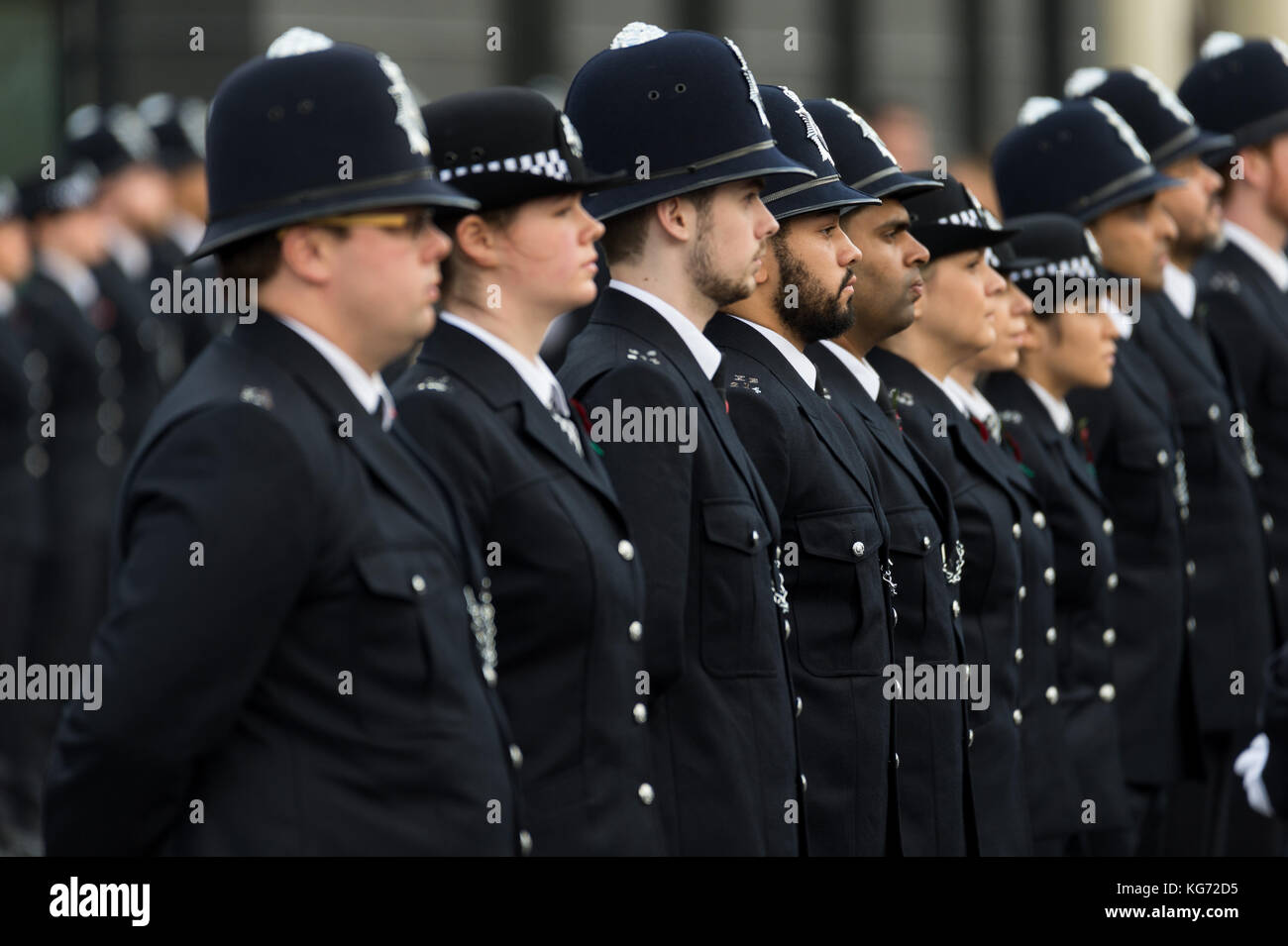 Police recruits on parade during the Metropolitan Police Service ...