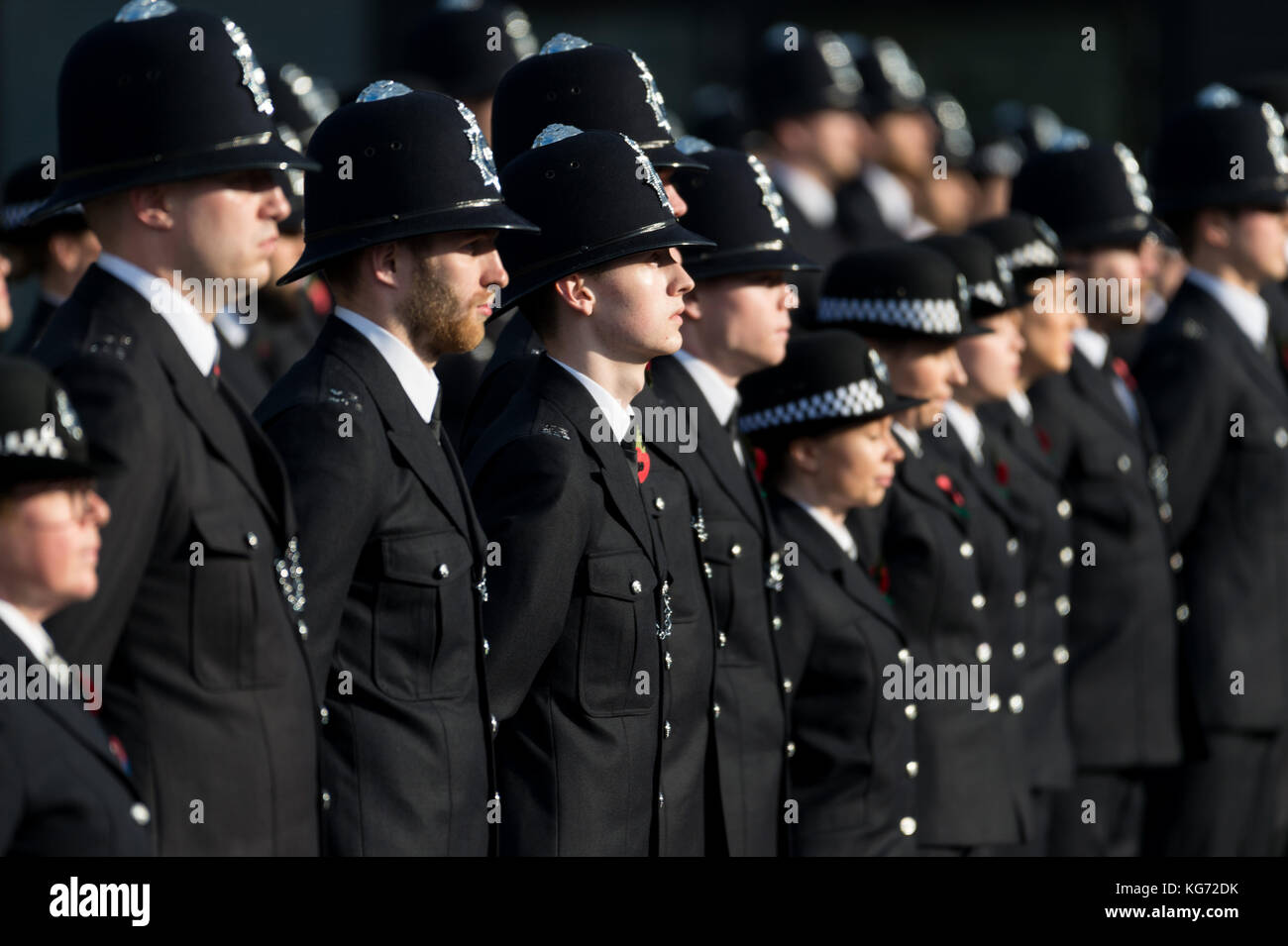 Police recruits on parade during the Metropolitan Police Service ...