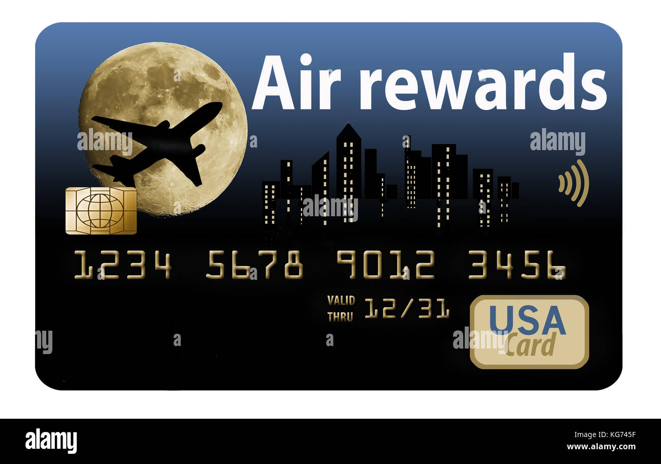 Air miles and rewards credit card Stock Photo - Alamy