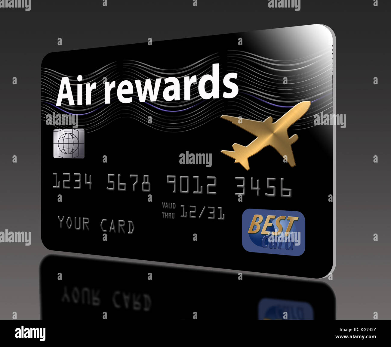 Air miles and rewards credit card Stock Photo - Alamy