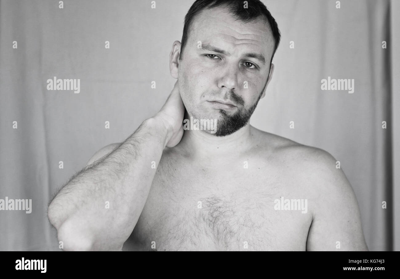 handsome and attractive person indoor in the summer morning Stock Photo ...