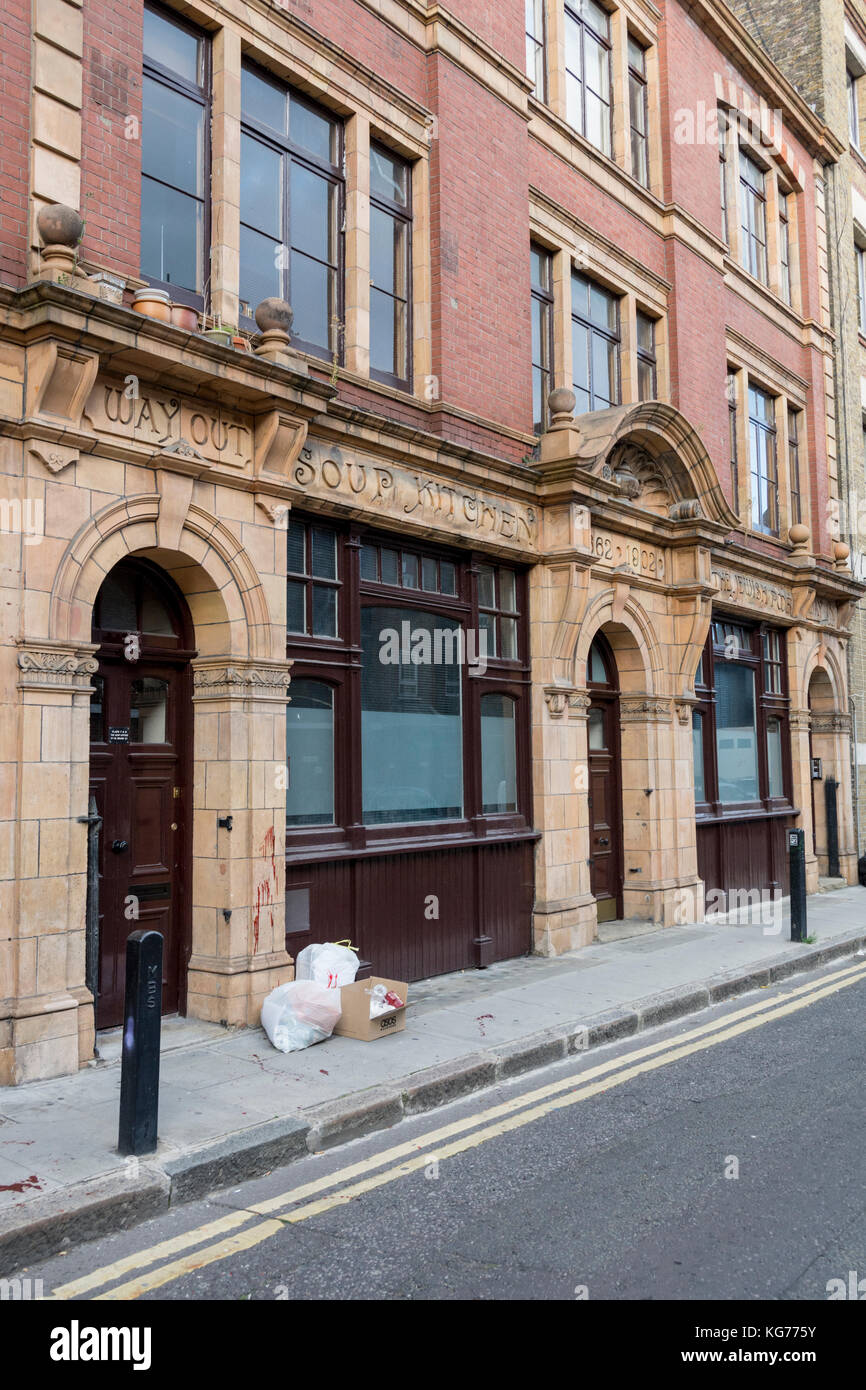 Exterior of the now defunct Jewish Soup Kitchen on Brune Street ...