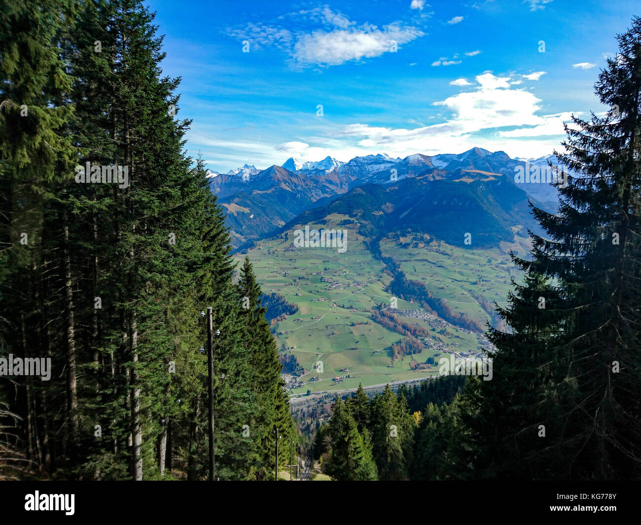 Swiss alps panorama Stock Photo - Alamy