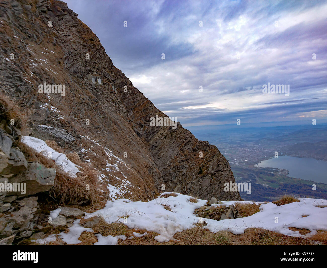 Summit of mount Niesen Stock Photo - Alamy