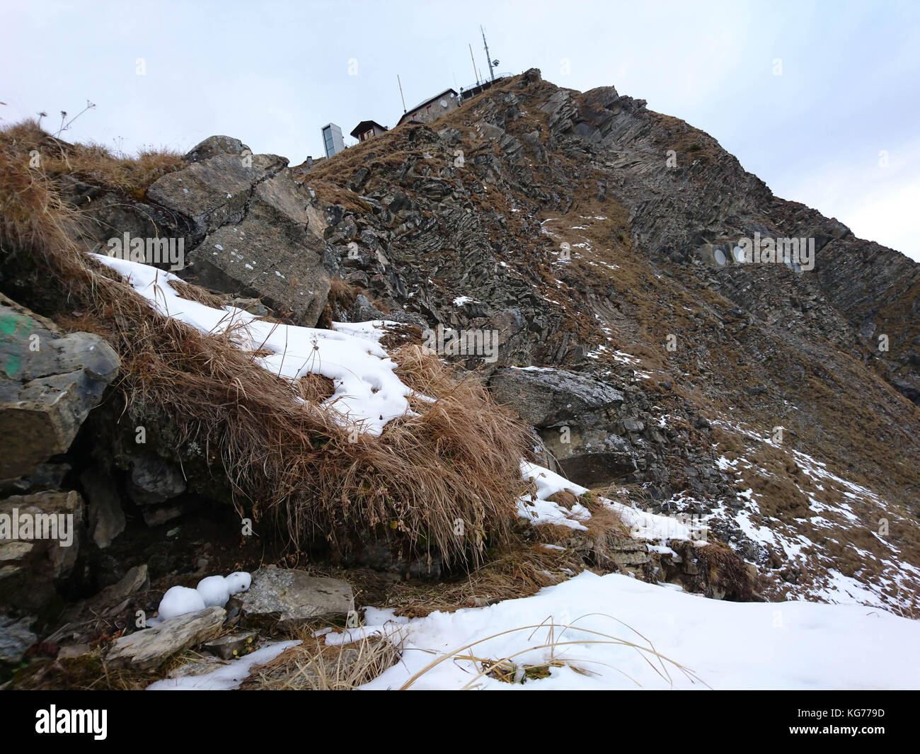 Summit of mount Niesen Stock Photo - Alamy