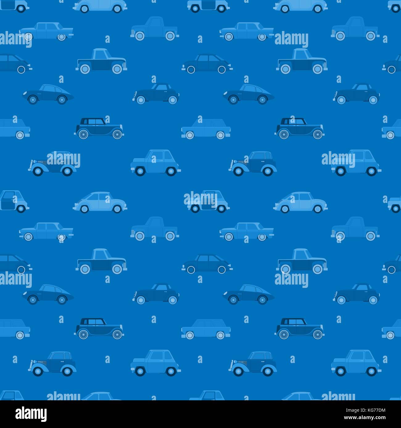 Seamless wallpaper of cars. Vector illustration Stock Vector Image ...