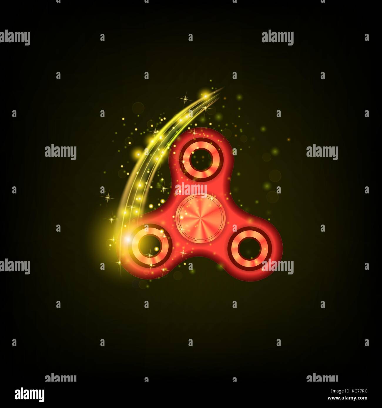 Fidget Finger Spinner Icon Stock Vector Image & Art - Alamy