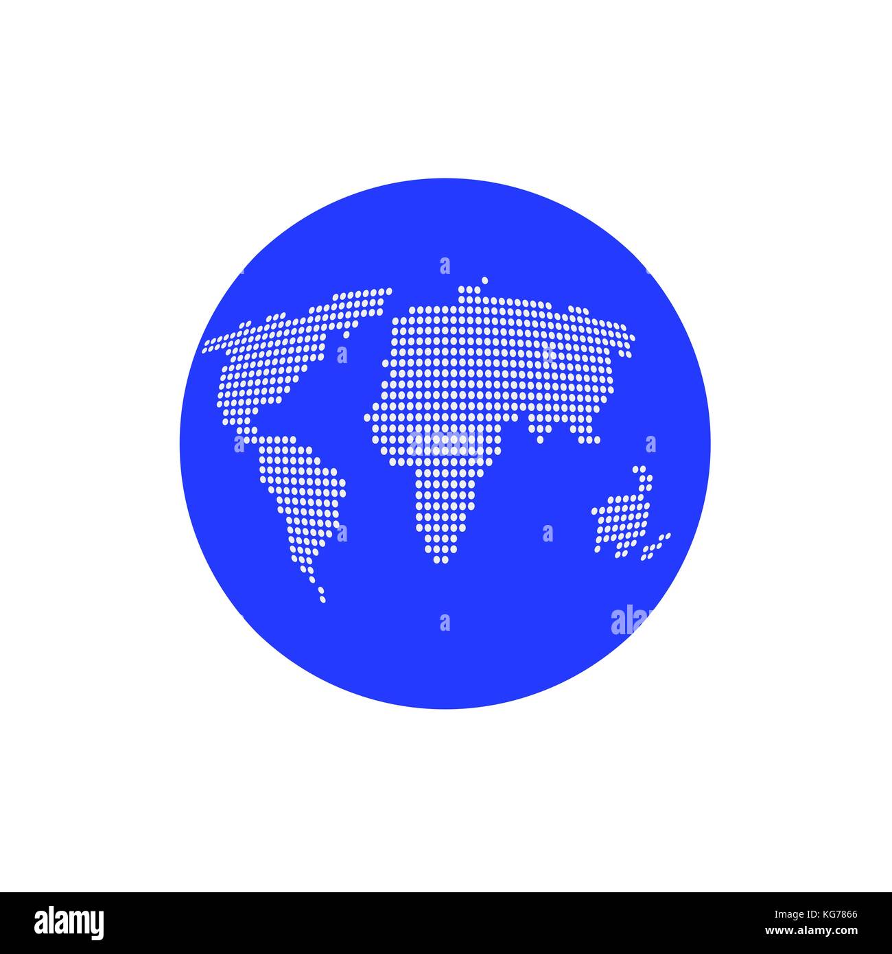 Mainland globe Stock Vector Images - Alamy