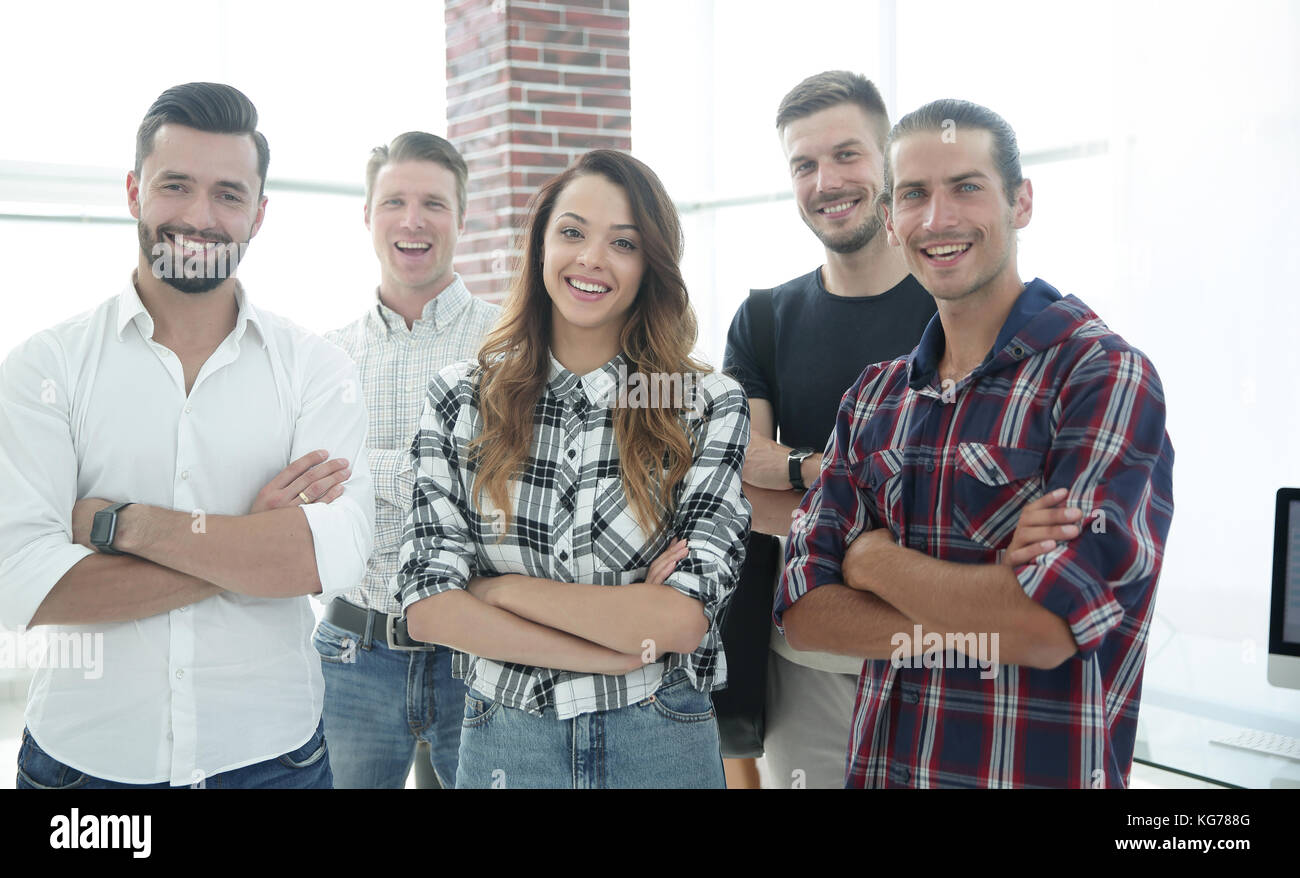 successful team of young designers Stock Photo - Alamy