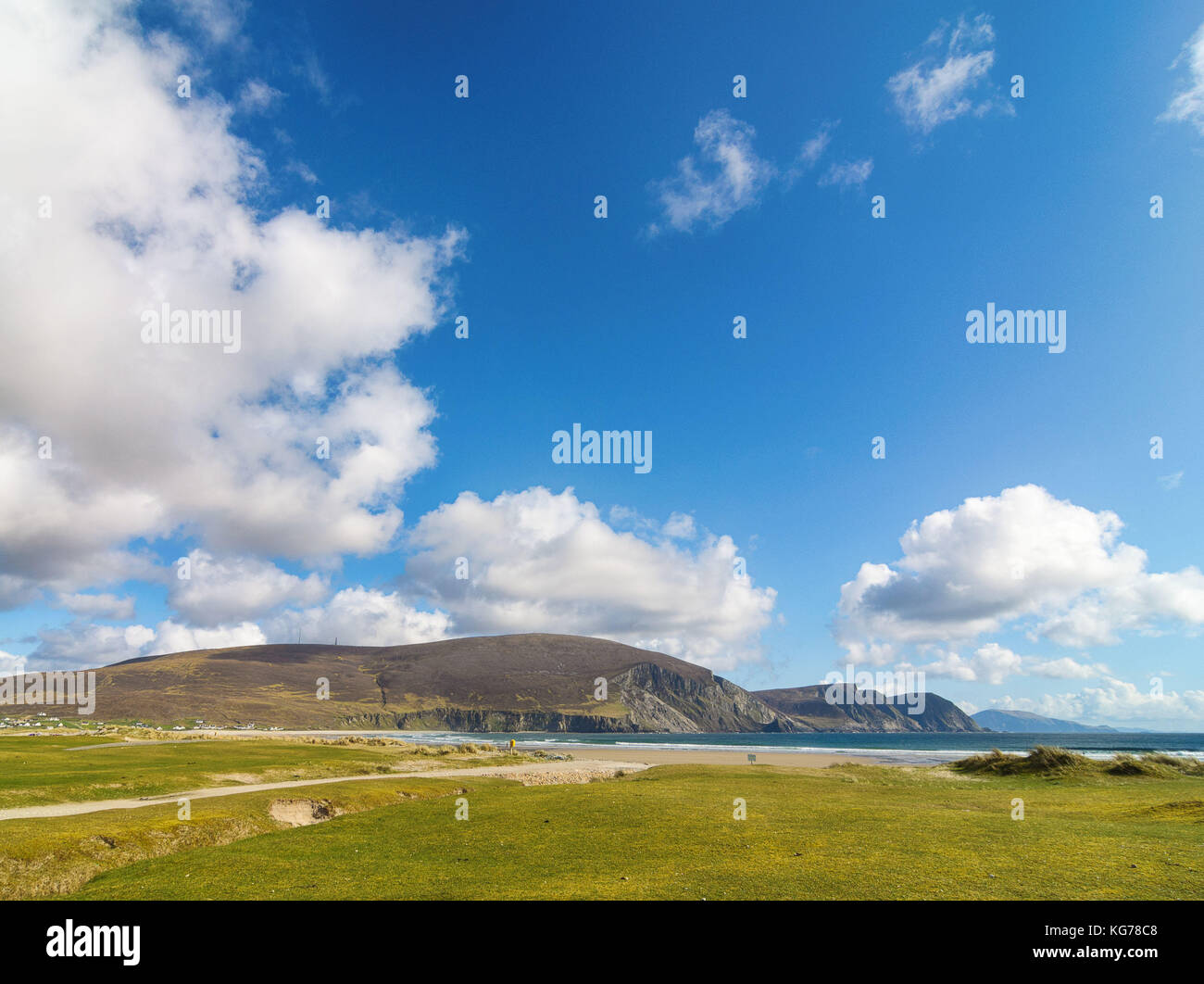 beautiful rural irish country nature landscape from the north west of ...