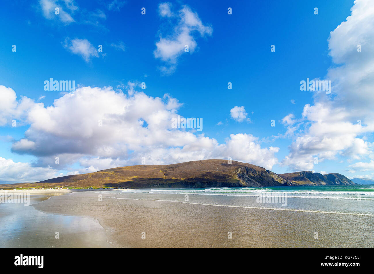 beautiful rural irish country nature landscape from the north west of ...