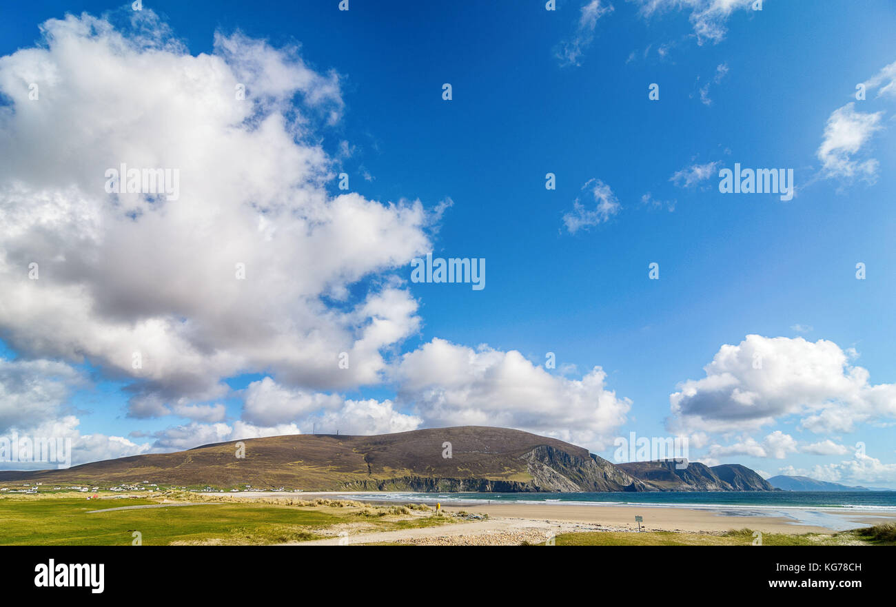 beautiful rural irish country nature landscape from the north west of ...