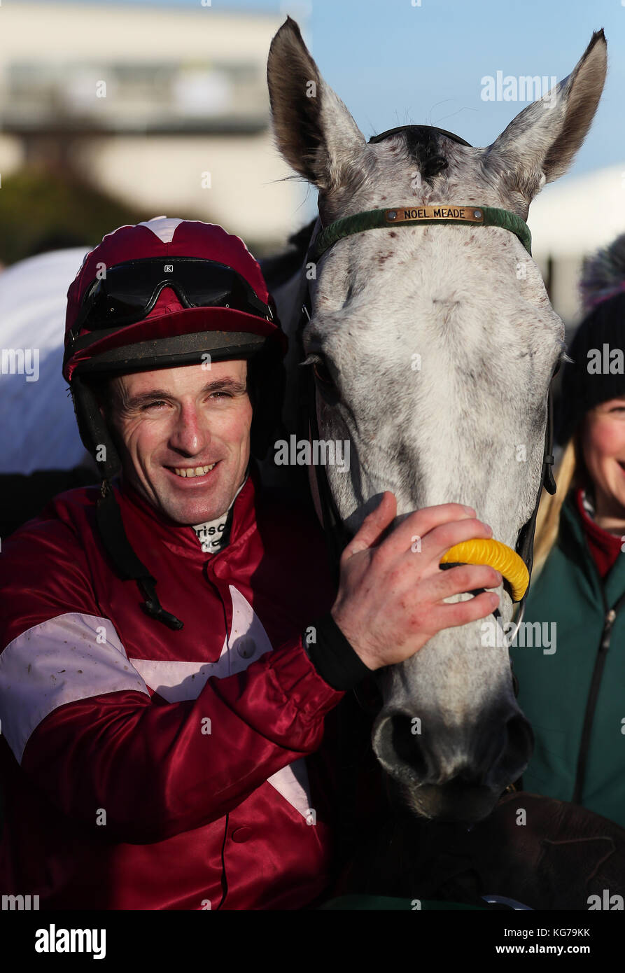 Jockey Sean Flanagan with Disko in the parade ring after winning the ...