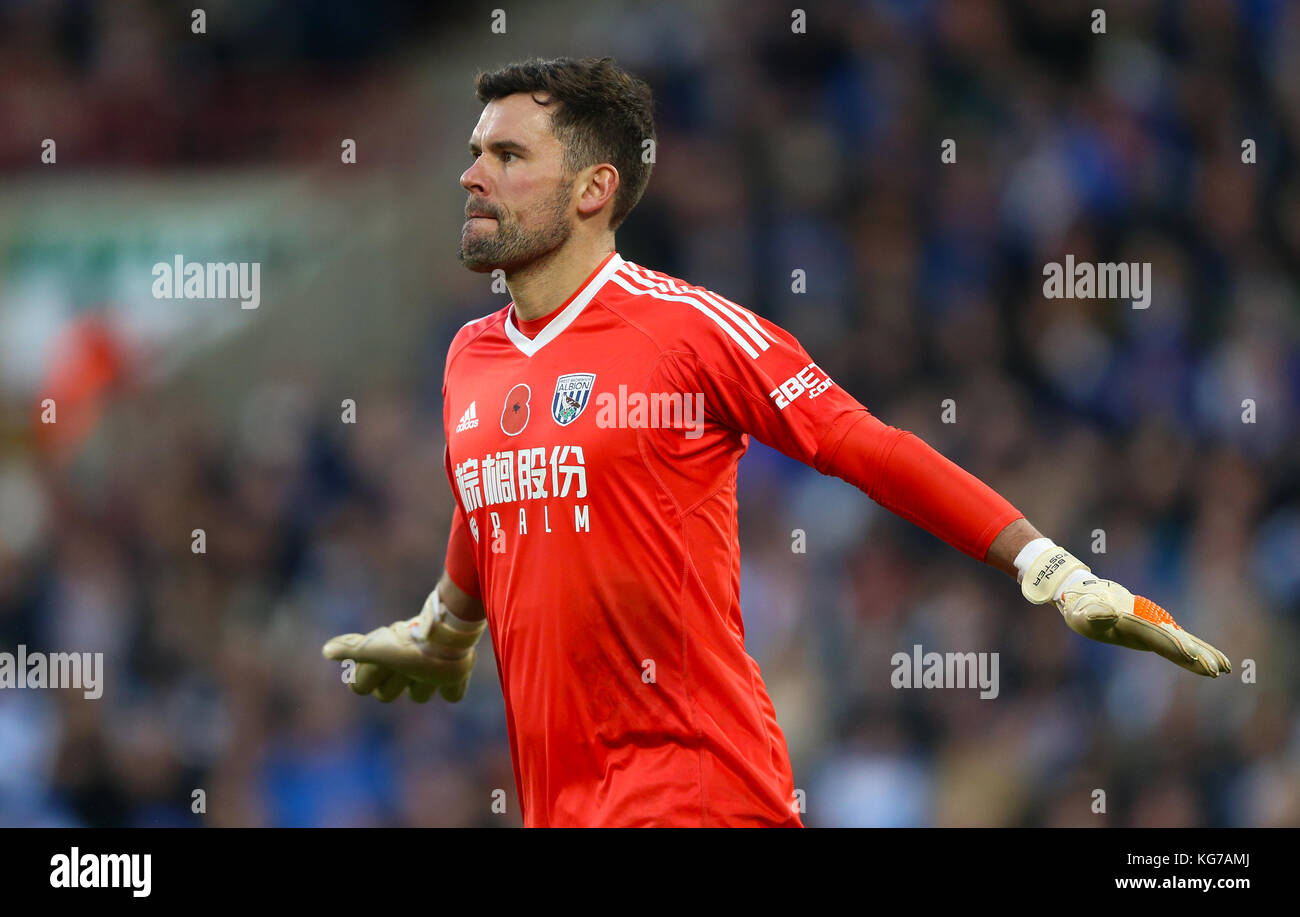 West Bromwich Albion goalkeeper Ben Foster during the Premier League ...