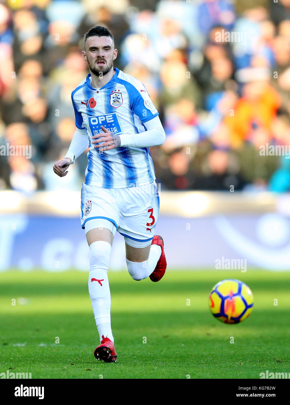 Huddersfield Town's Scott Malone during the Premier League match at the ...