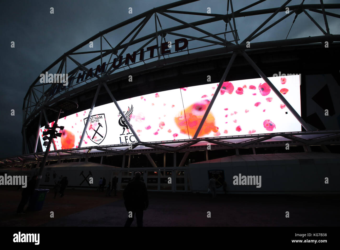 General view of the ground before the Premier League match at the ...