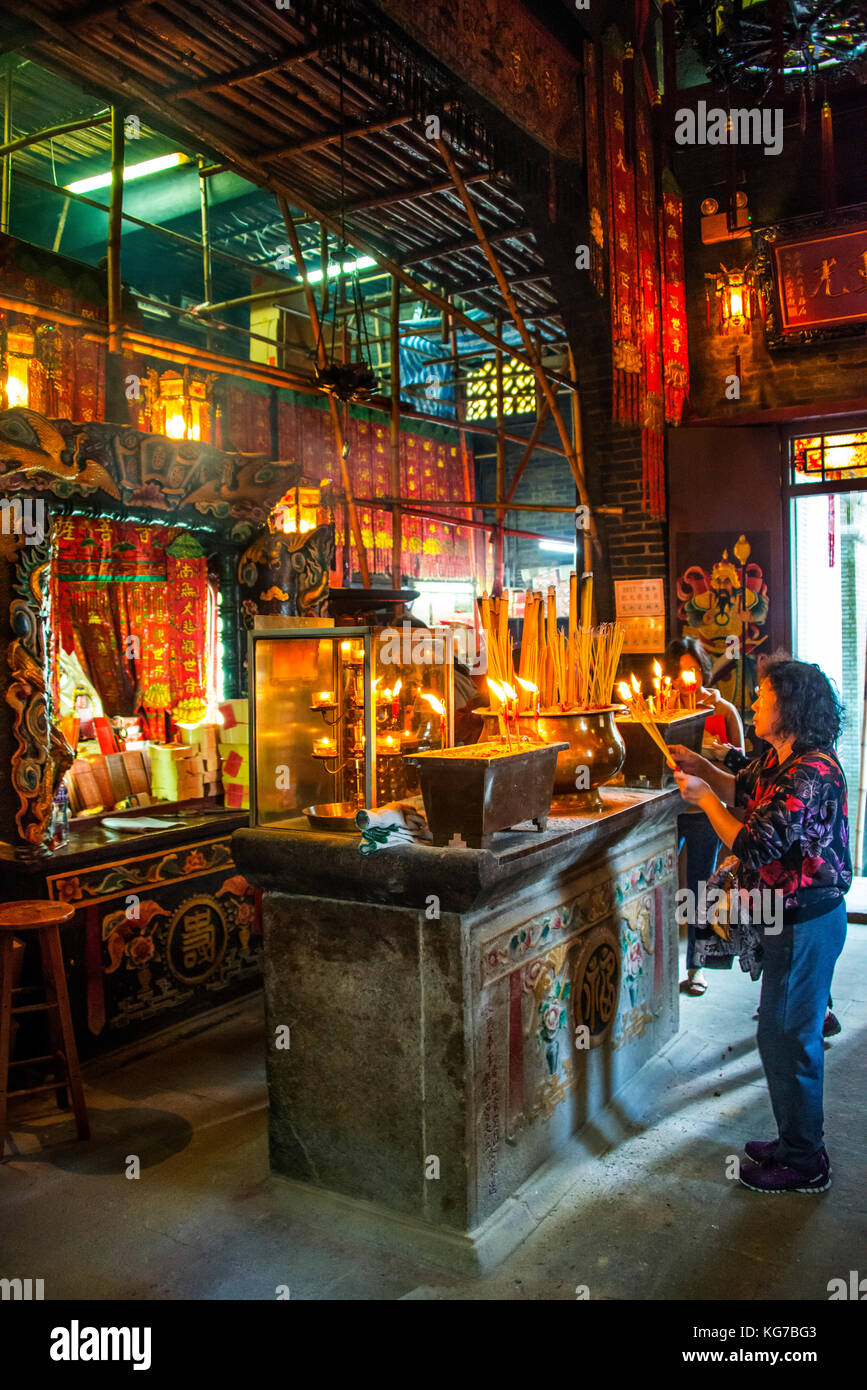 Lin Fa Kung Temple, Tai Hang, Hong Kong Stock Photo - Alamy