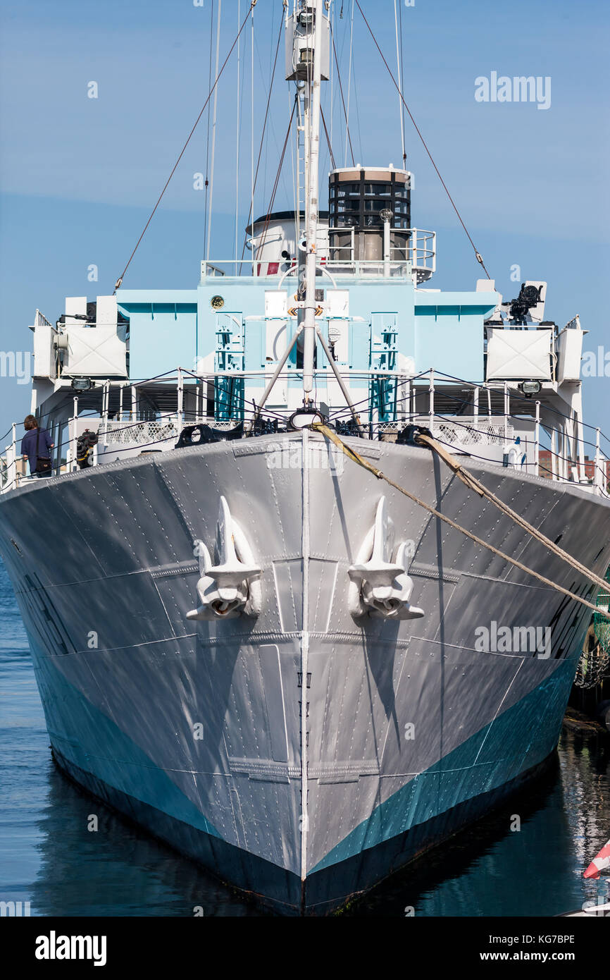 Halifax, Canada - August 29, 2017: The HMCS Sackville, a flower-class ...