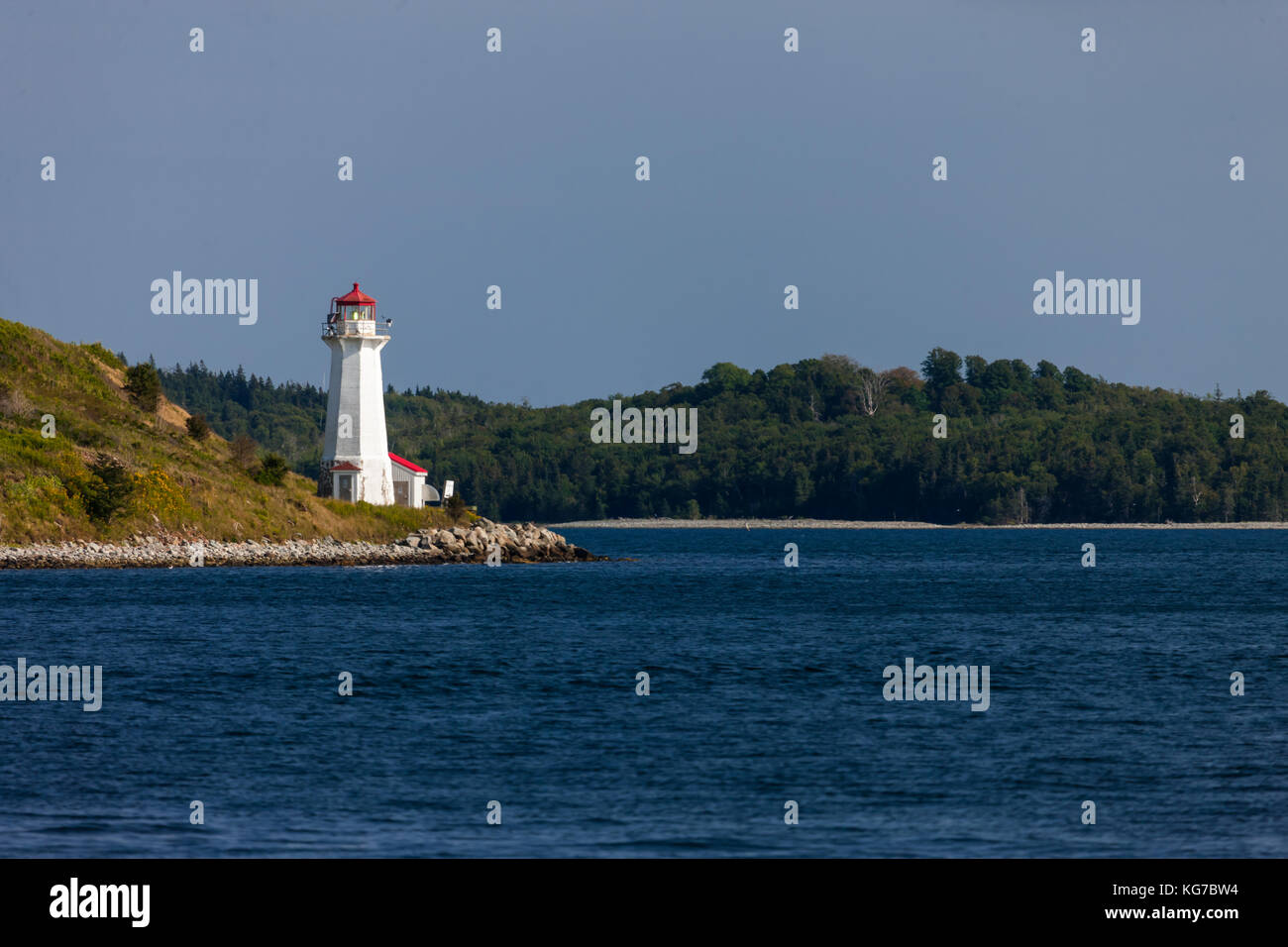 Halifax, Canada - August 29, 2017: Georges Island located in Halifax ...