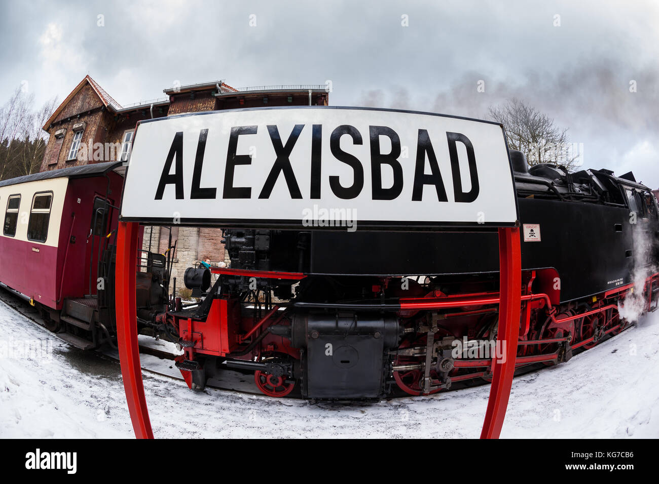 Bahnhof Alexisbad Harz Stock Photo - Alamy