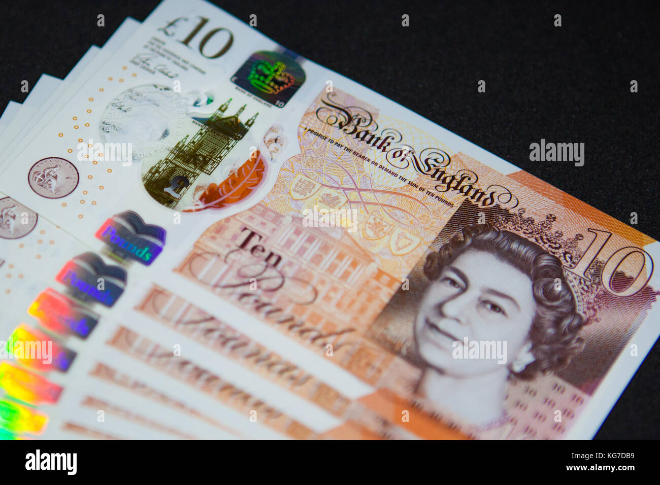 New £10 Notes Stock Photo - Alamy