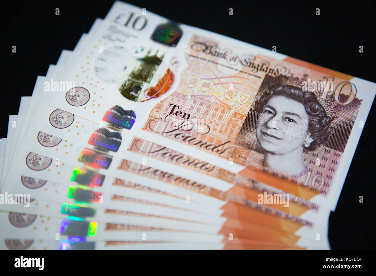 New £10 Notes Stock Photo - Alamy