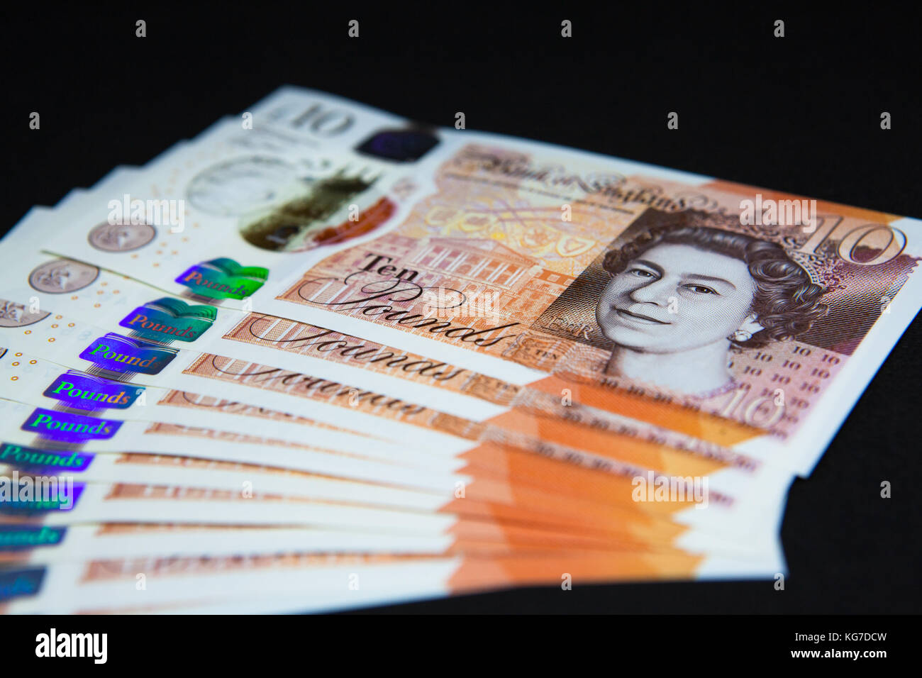 New £10 Notes Stock Photo - Alamy