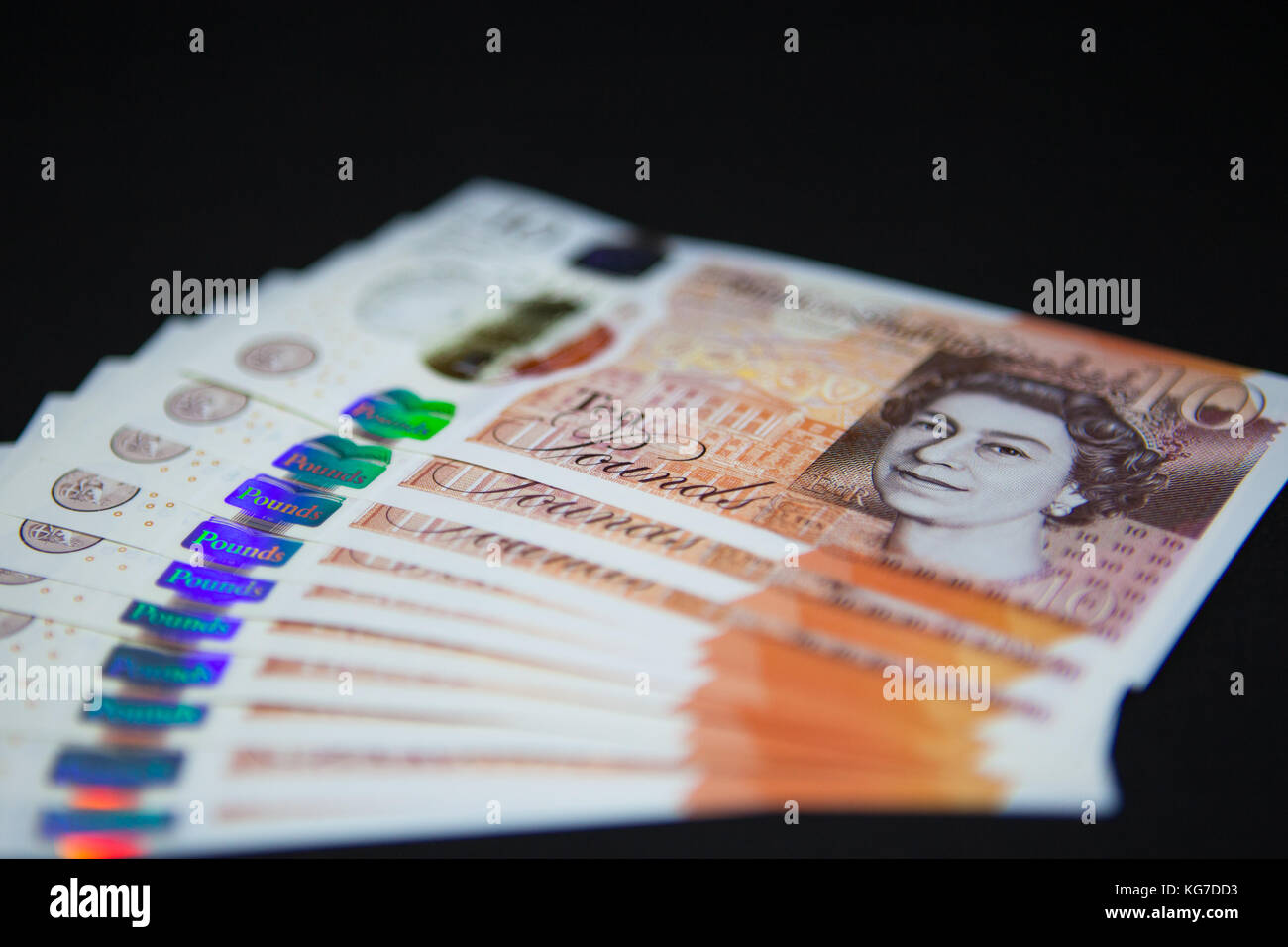 New £10 Notes Stock Photo - Alamy