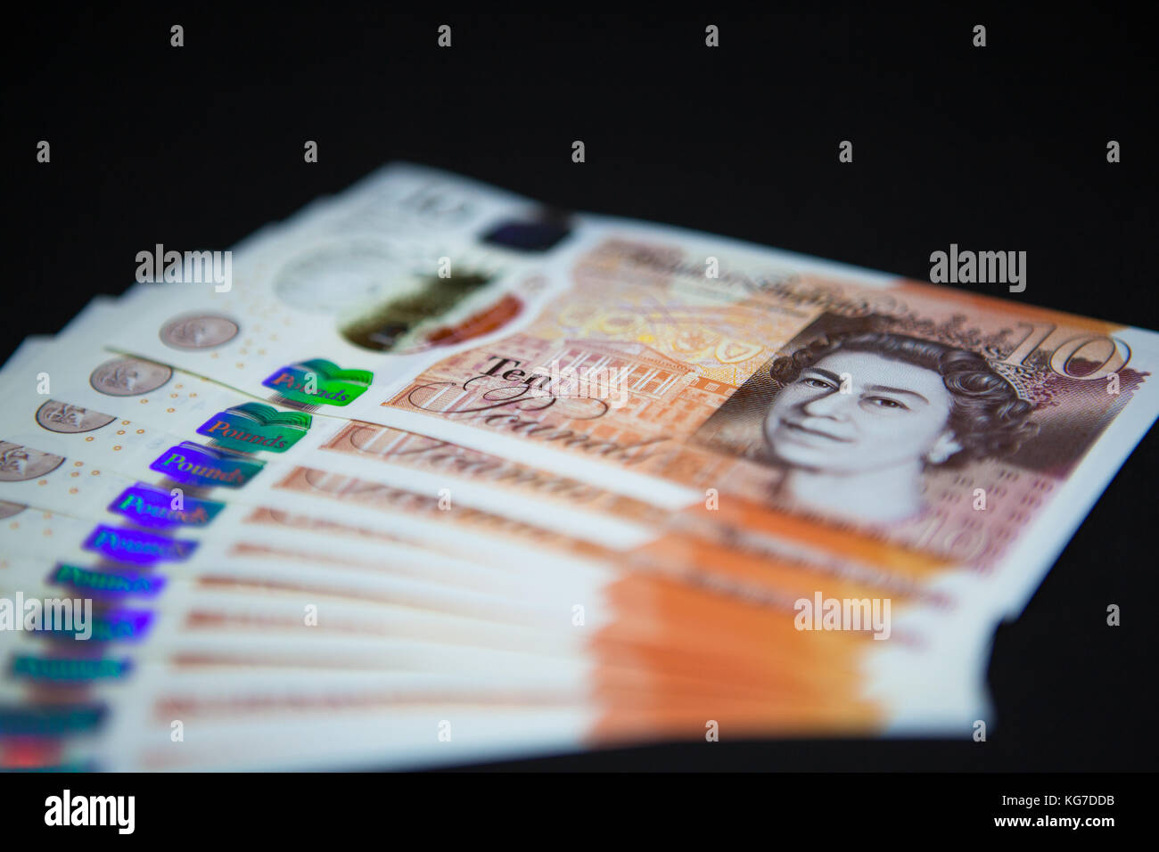 New £10 Notes Stock Photo - Alamy