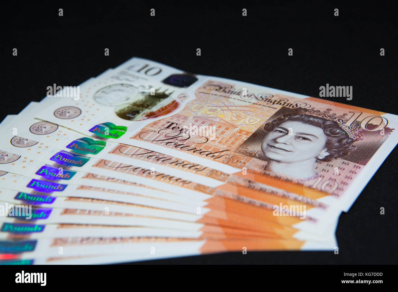 New £10 Notes Stock Photo - Alamy