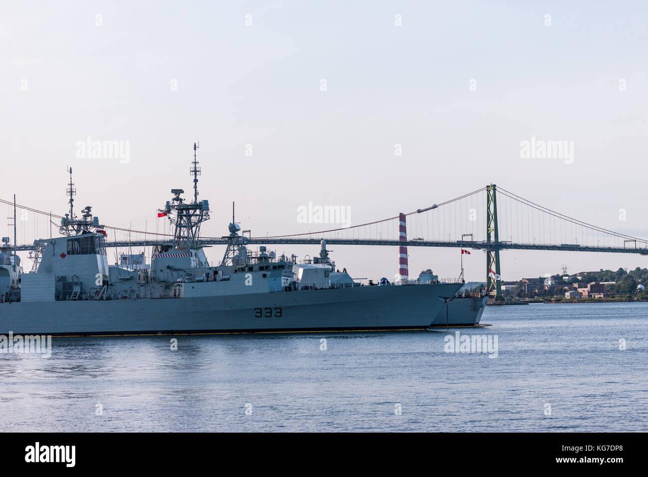 Halifax, Canada - August 29, 2017: The HMCS Toronto (333) and HMCS ...