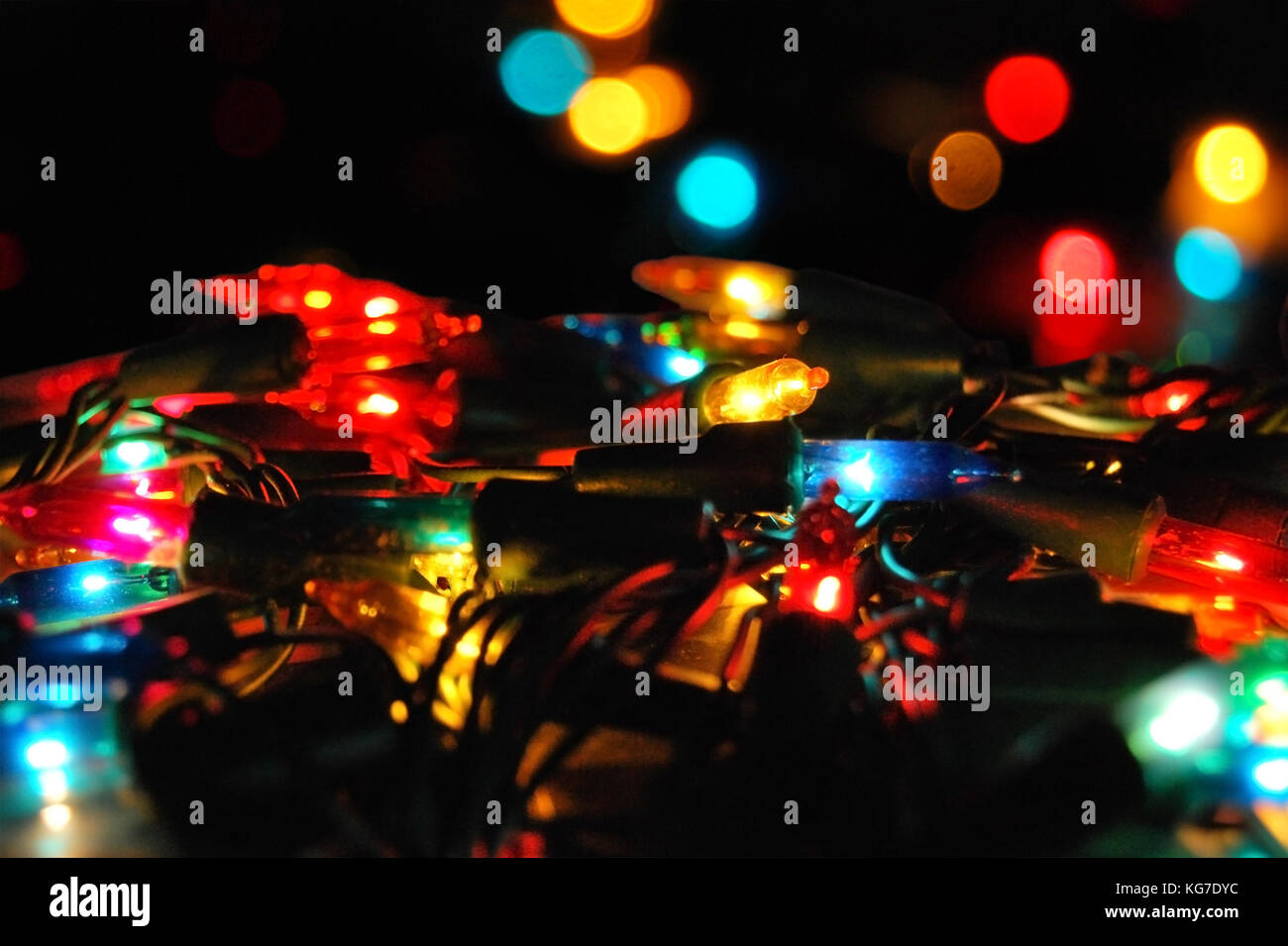 Electric garland hi-res stock photography and images - Alamy