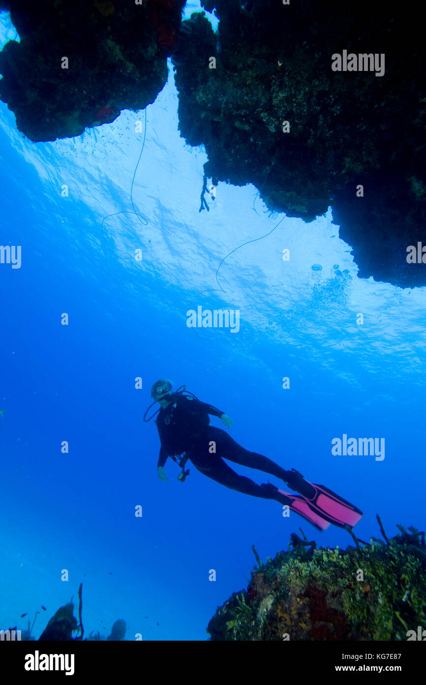 Cave Rock, Eleuthera, Bahama Islands Stock Photo - Alamy