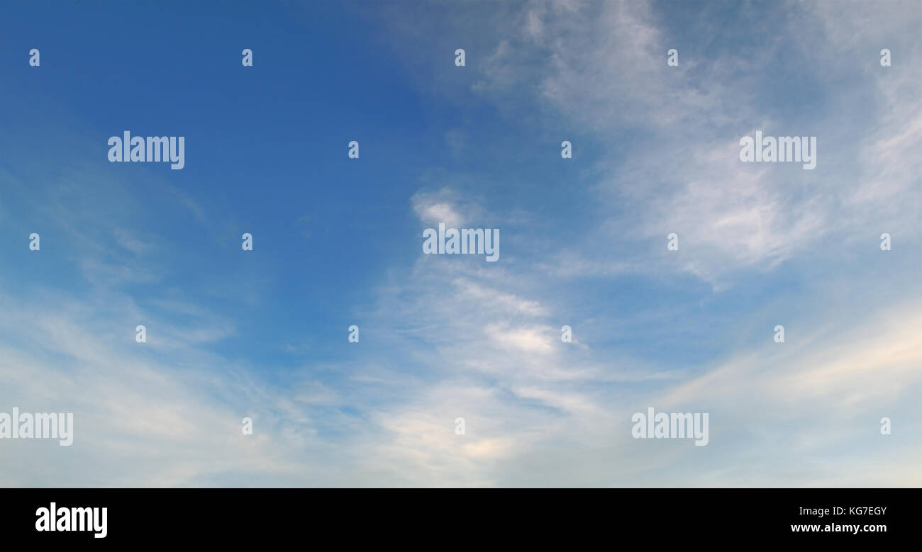 beautiful blue sky with light clouds Stock Photo - Alamy