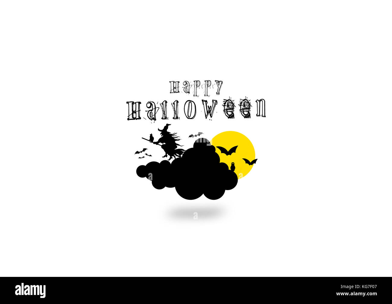 Template halloween banner Cut Out Stock Images & Pictures - Alamy