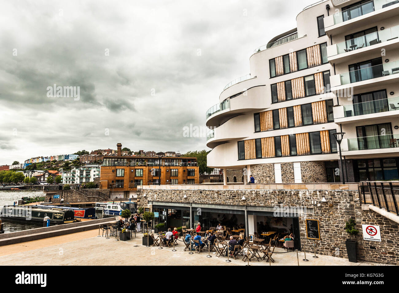 Modern apartment building near Bristol Harbour, Bristol, South West ...