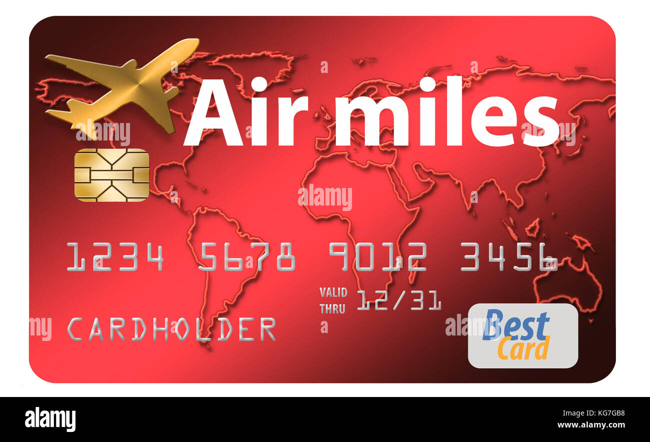 Air miles and rewards credit card Stock Photo - Alamy