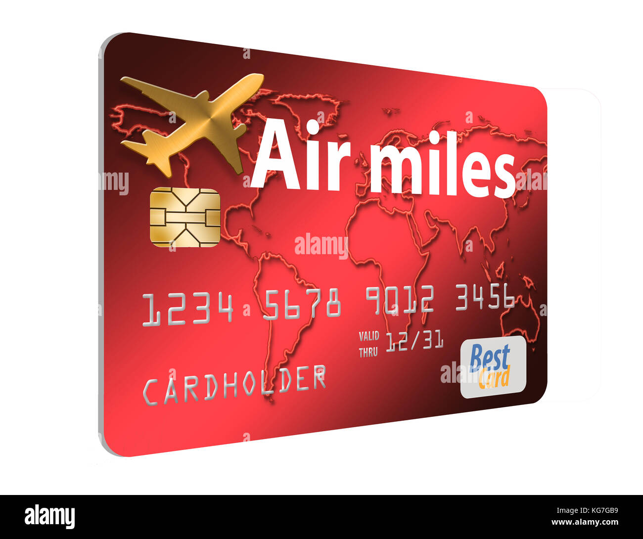 Air miles and rewards credit card Stock Photo - Alamy
