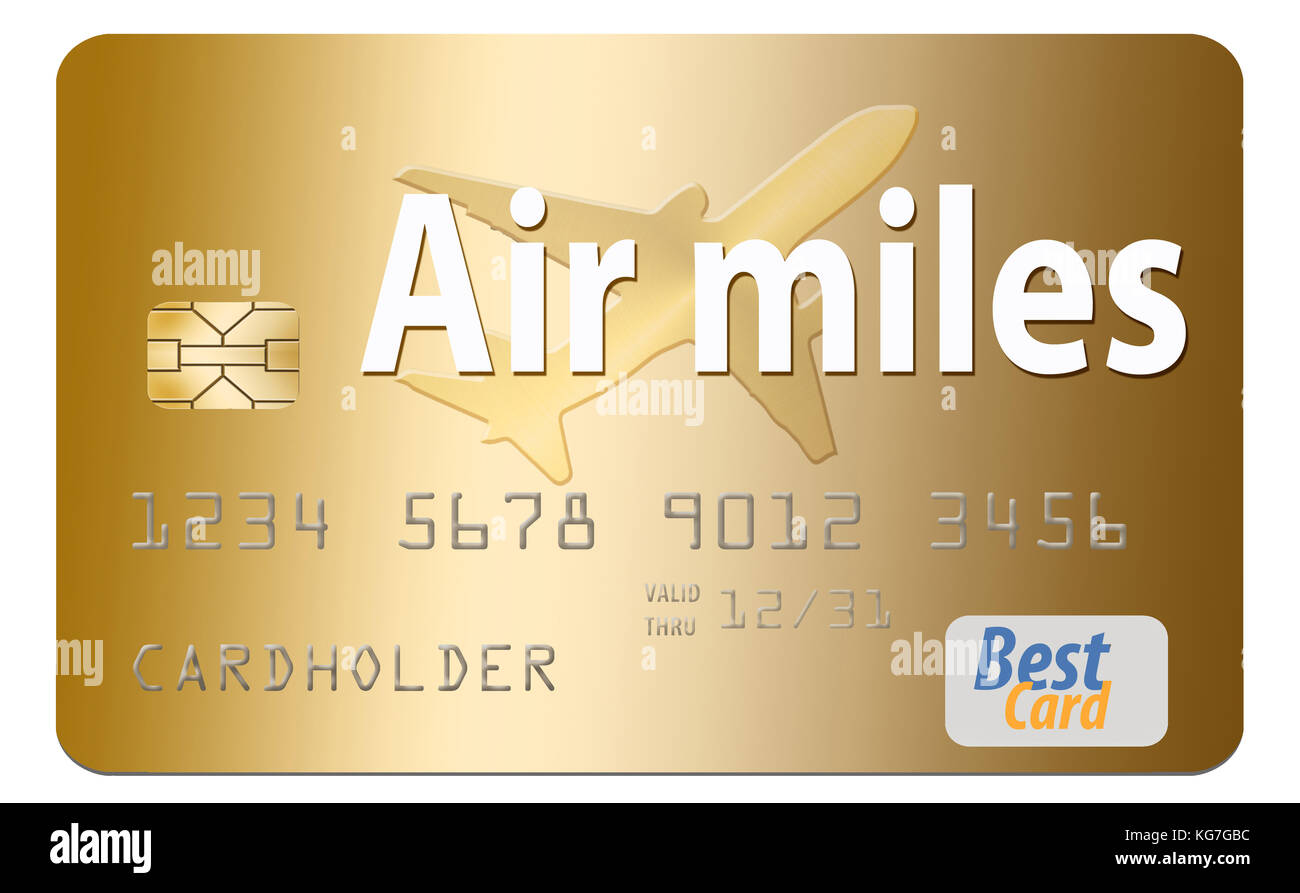 Air miles and rewards credit card Stock Photo - Alamy
