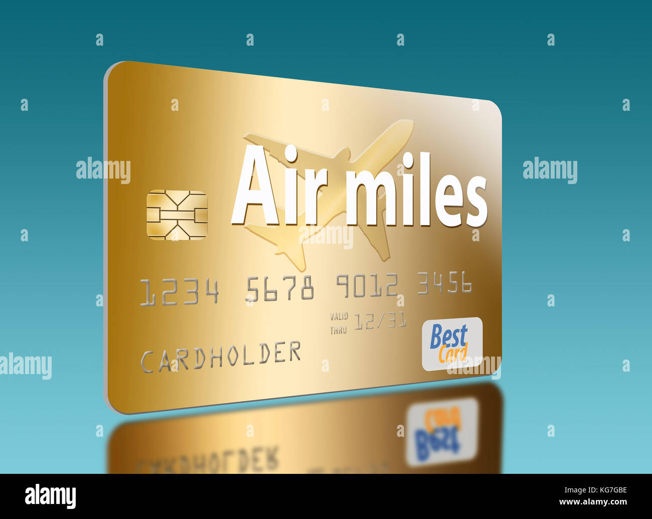 Air miles and rewards credit card Stock Photo - Alamy