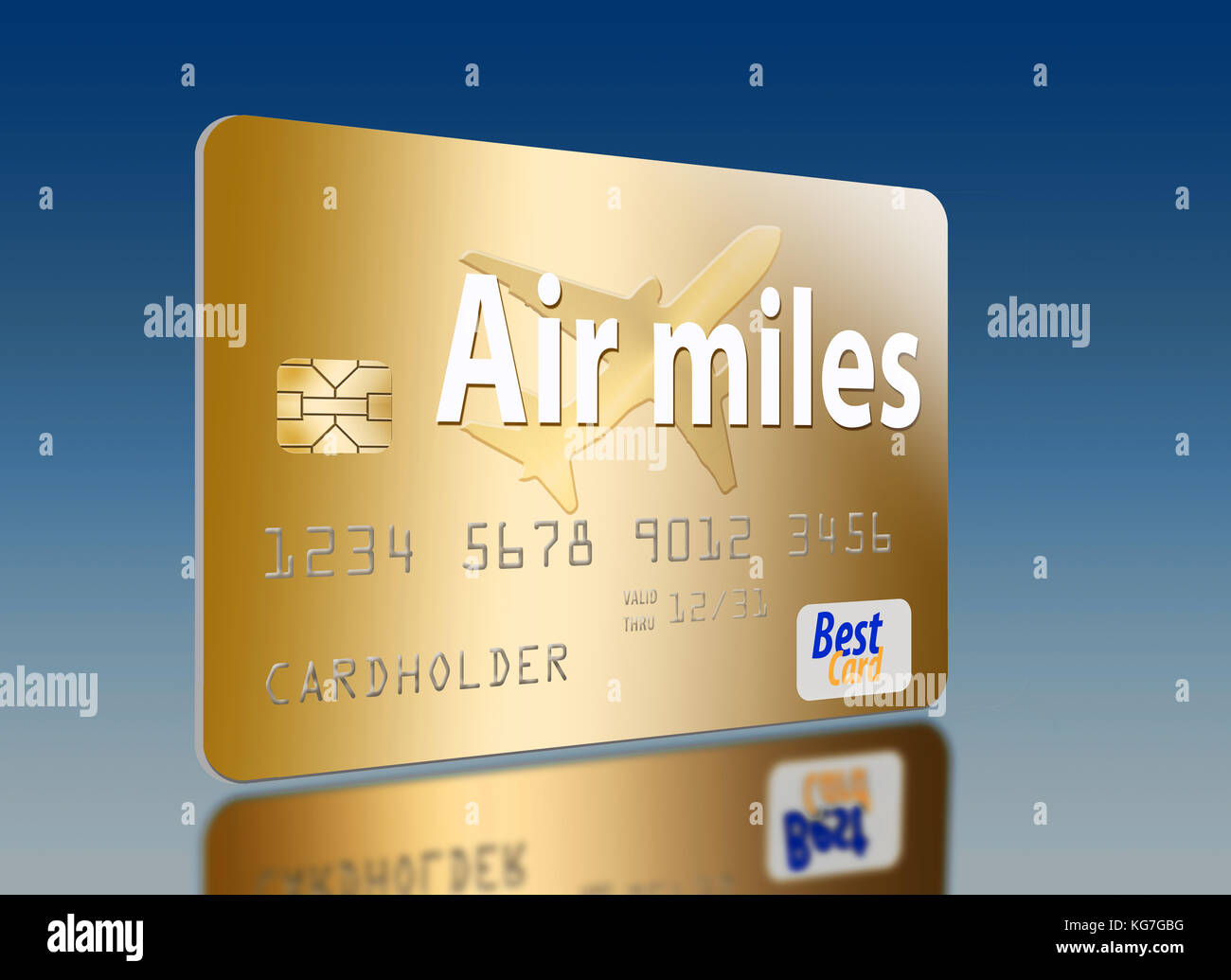 Air miles and rewards credit card Stock Photo - Alamy