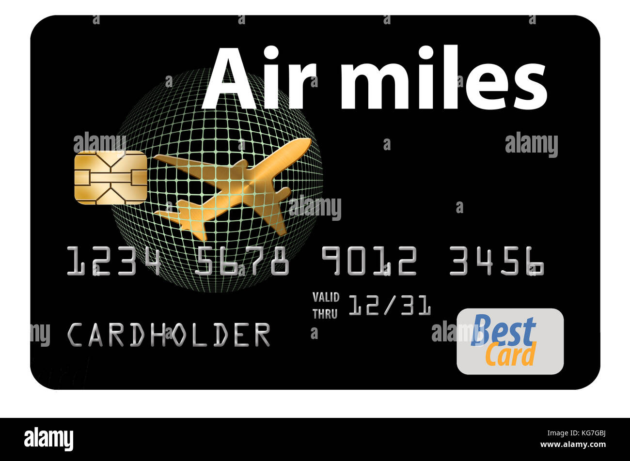 Air miles and rewards credit card Stock Photo - Alamy
