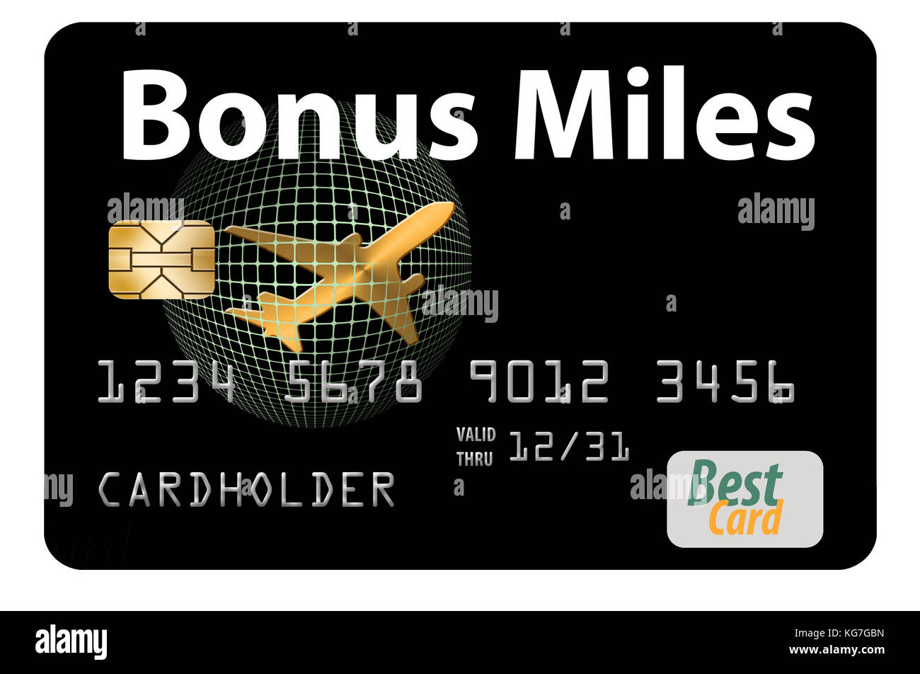 Air miles and rewards credit card Stock Photo - Alamy