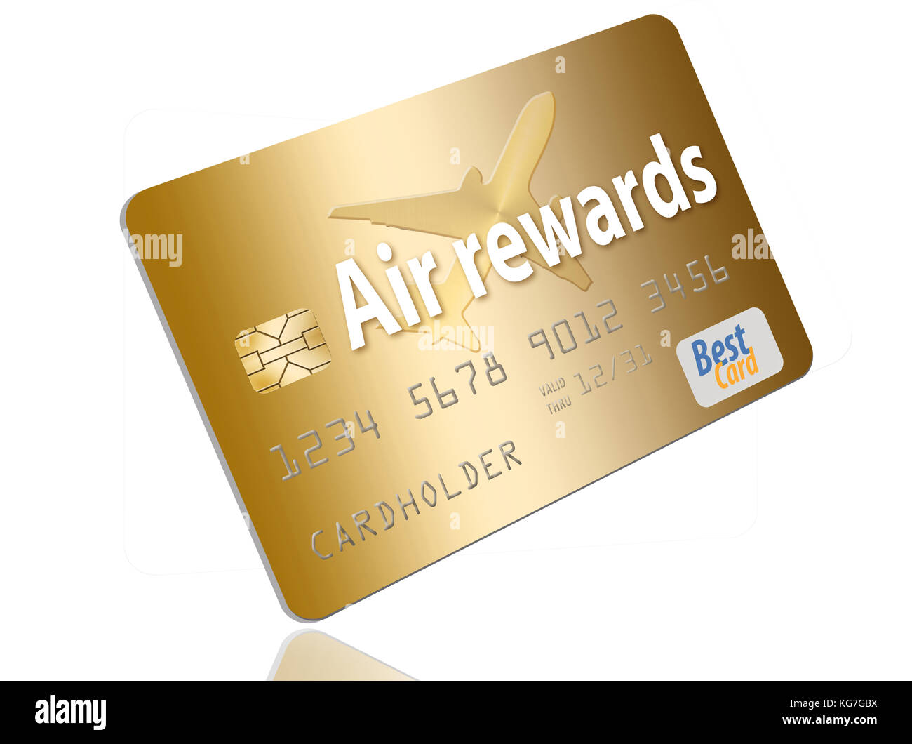 Air miles and rewards credit card Stock Photo - Alamy