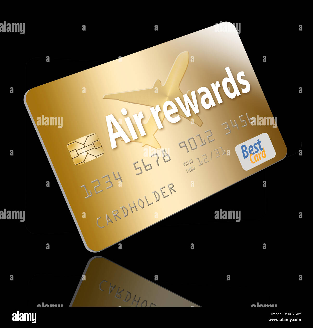 Air miles and rewards credit card Stock Photo - Alamy